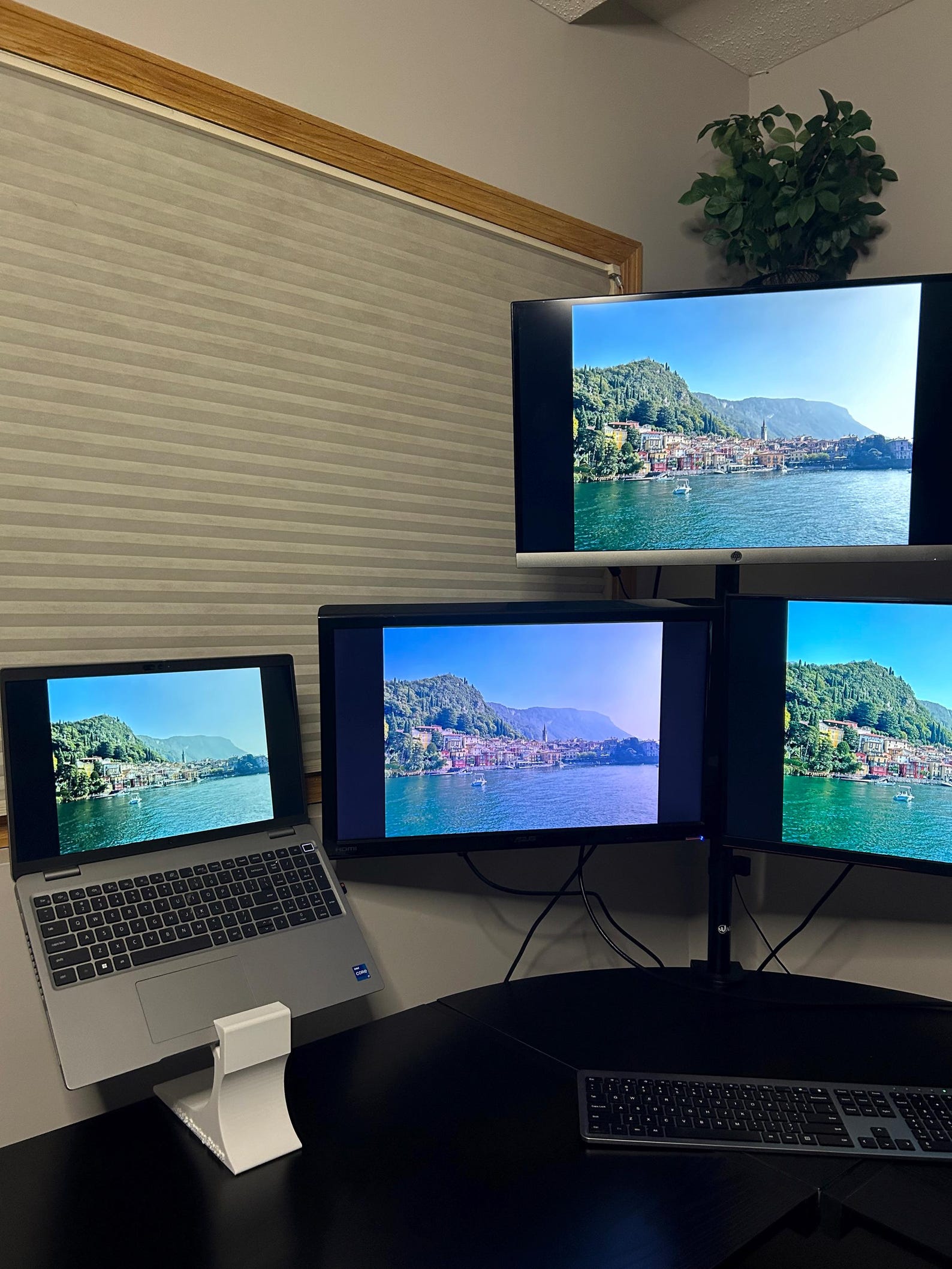 Customize Laptop Riser Home Office Computer Stand Desk Organizer Work ...