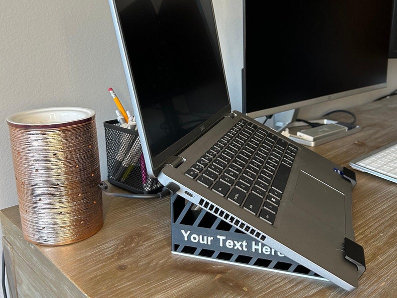 Customize Laptop Stand Home Office Computer Riser Desk Organizer Work ...