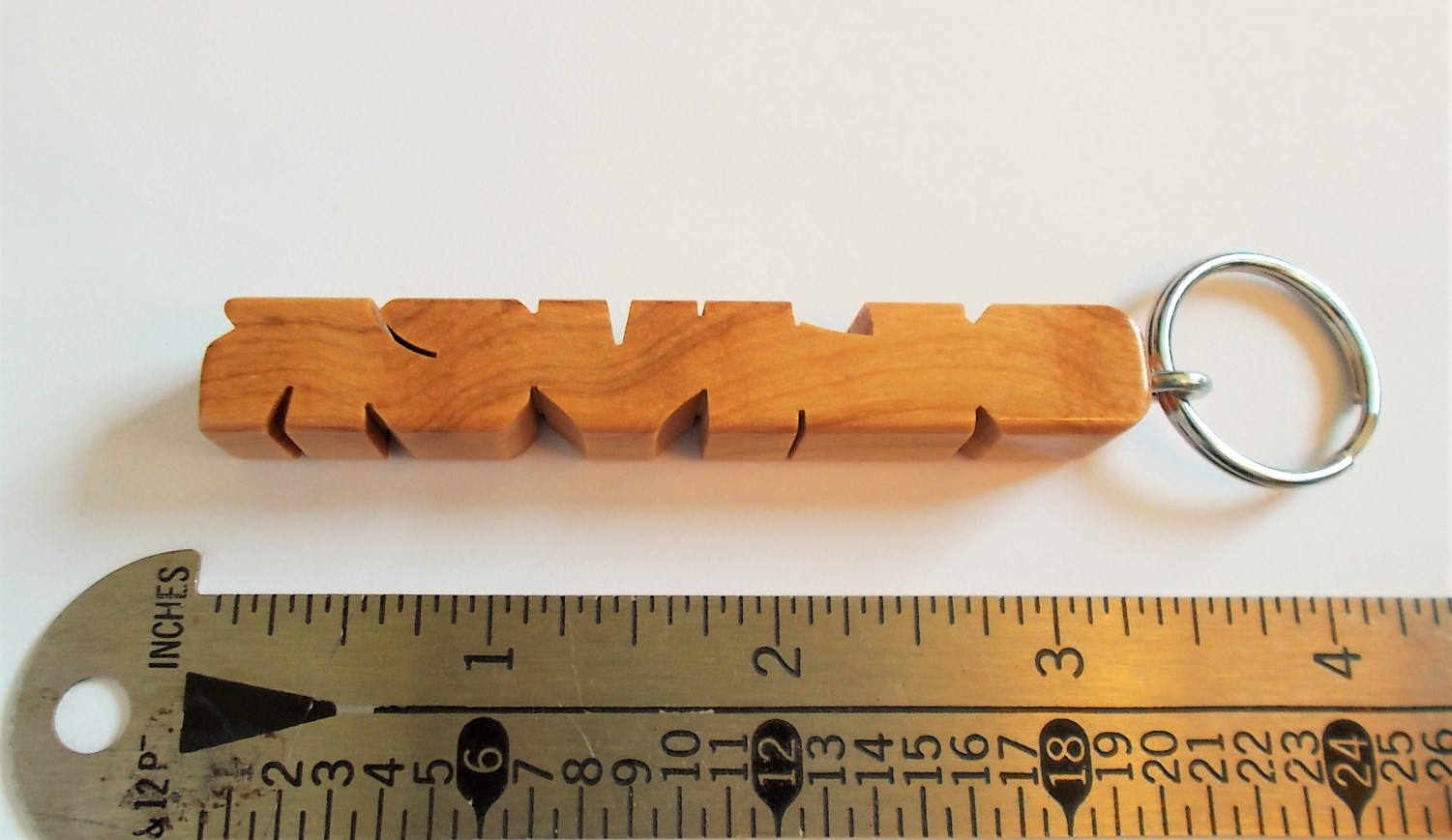 Olive Wood Name Keychain Carved to Order | Etsy