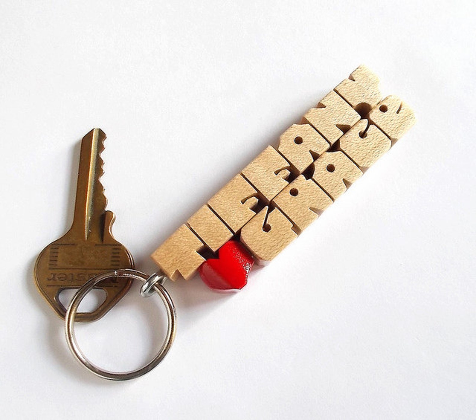 Maple Wood 2-liner Keychain, Names Custom Carved to Order - Etsy
