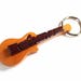Guitar Name Keychain Custom Carved in Cherry Wood and - Etsy