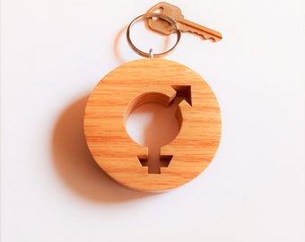 Large Restroom Keychain - Etsy