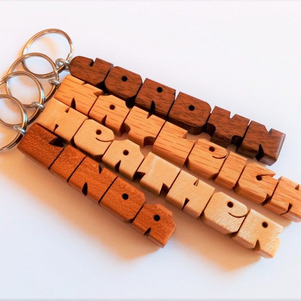 Name Keychain - Etsy