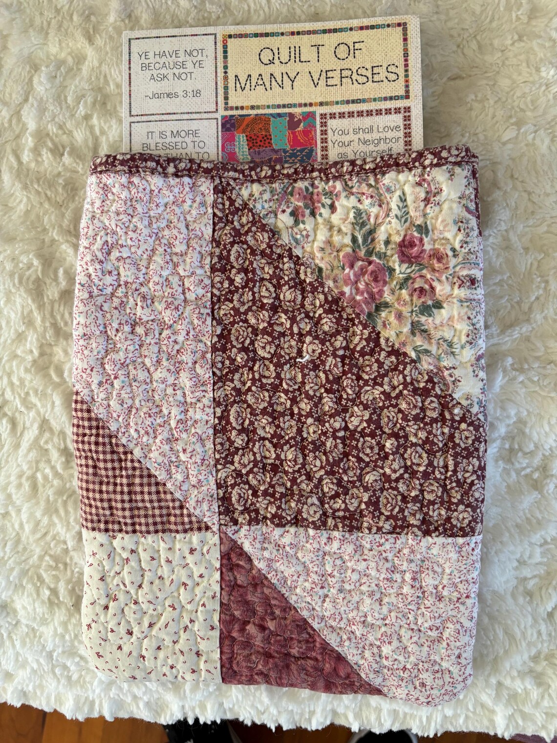 Quilt Book Cover - Etsy