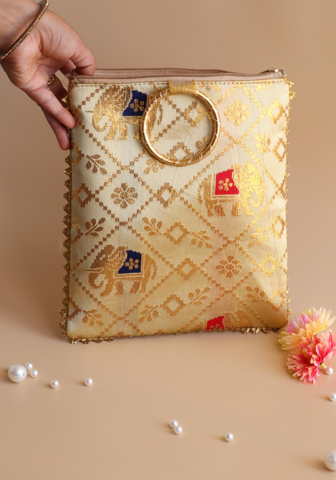 Indian Silk Tote Bags|welcome Bags| Mehndi Sangeet Return Gifts ...