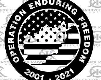 Operation Enduring Freedom Army Service Plaque - Etsy