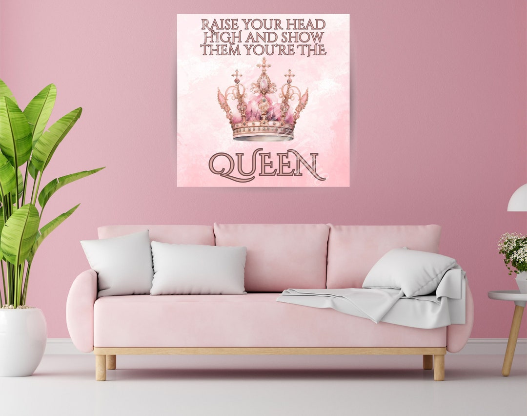 Coquette Style Canvas, Coquette Pattern, Pink Coquette Room Decor, Pink ...