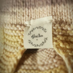 Clothing Labels Custom Half Fold Hem Loop Style Organic Labels Using ...