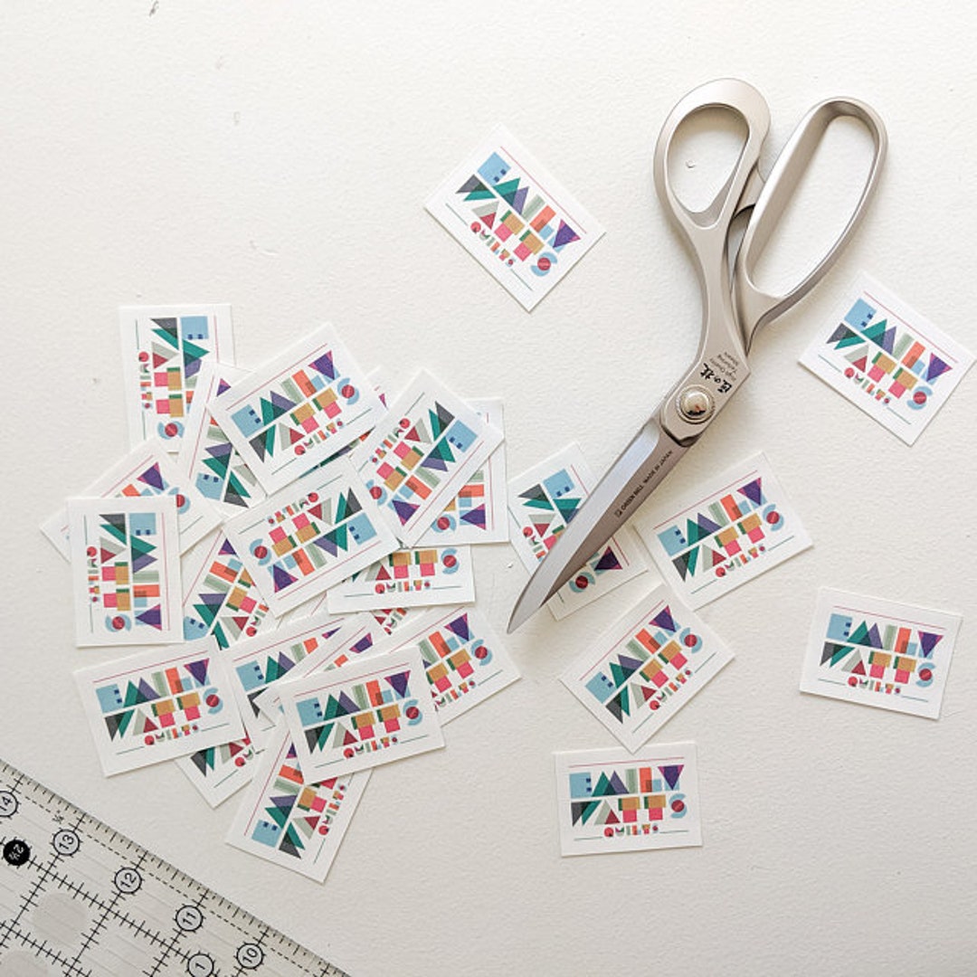 Custom Clothing Labels Using Your Design Organic Cotton or Fray Proof ...