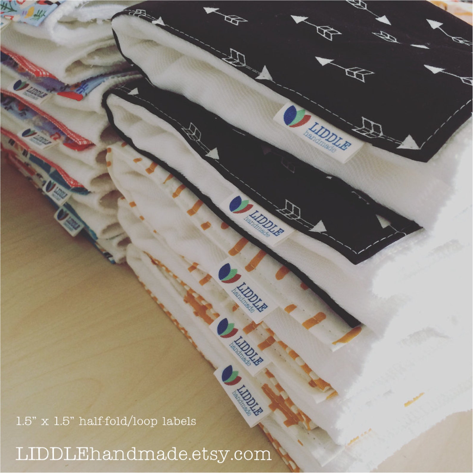 Custom Half-fold Hem Loop-style Labels Using Your Custom - Etsy