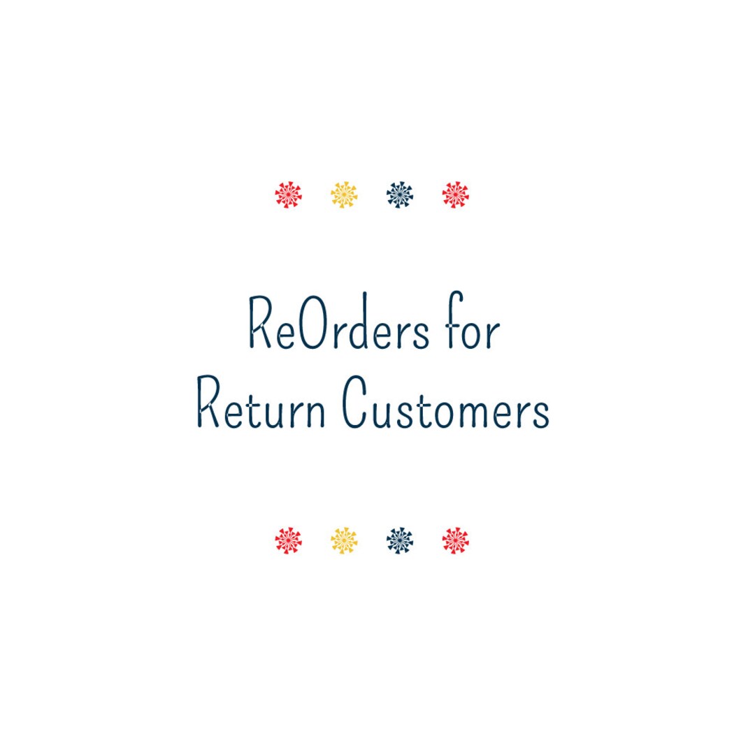 Re-orders With NO Edits - White Fabric Labels - Returning Customers Can ...