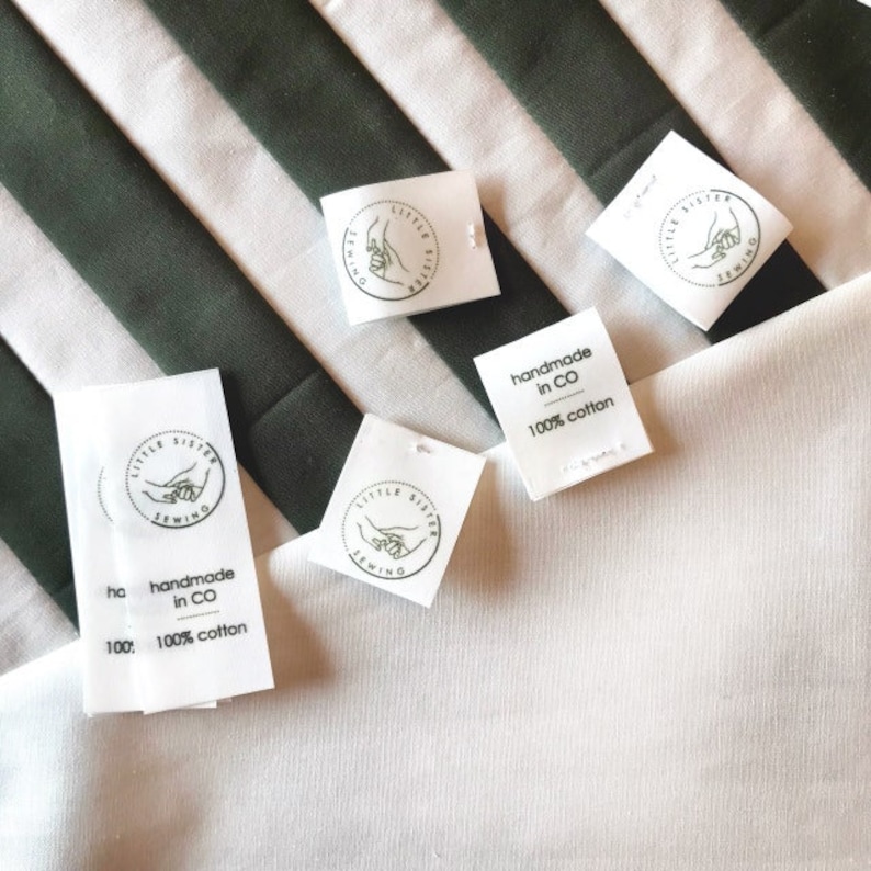 Custom Half-fold Hem Loop-style Labels Using Your Custom - Etsy