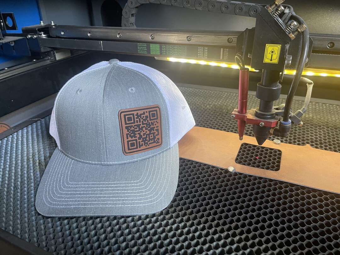 Custom Scan Me QR Code Trucker Patch Hat - Etsy