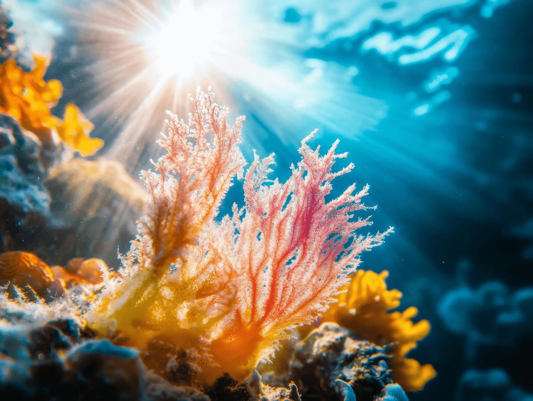 4k Digital Desktop Wallpapers Breathtaking Underwater (15 AI Generated ...