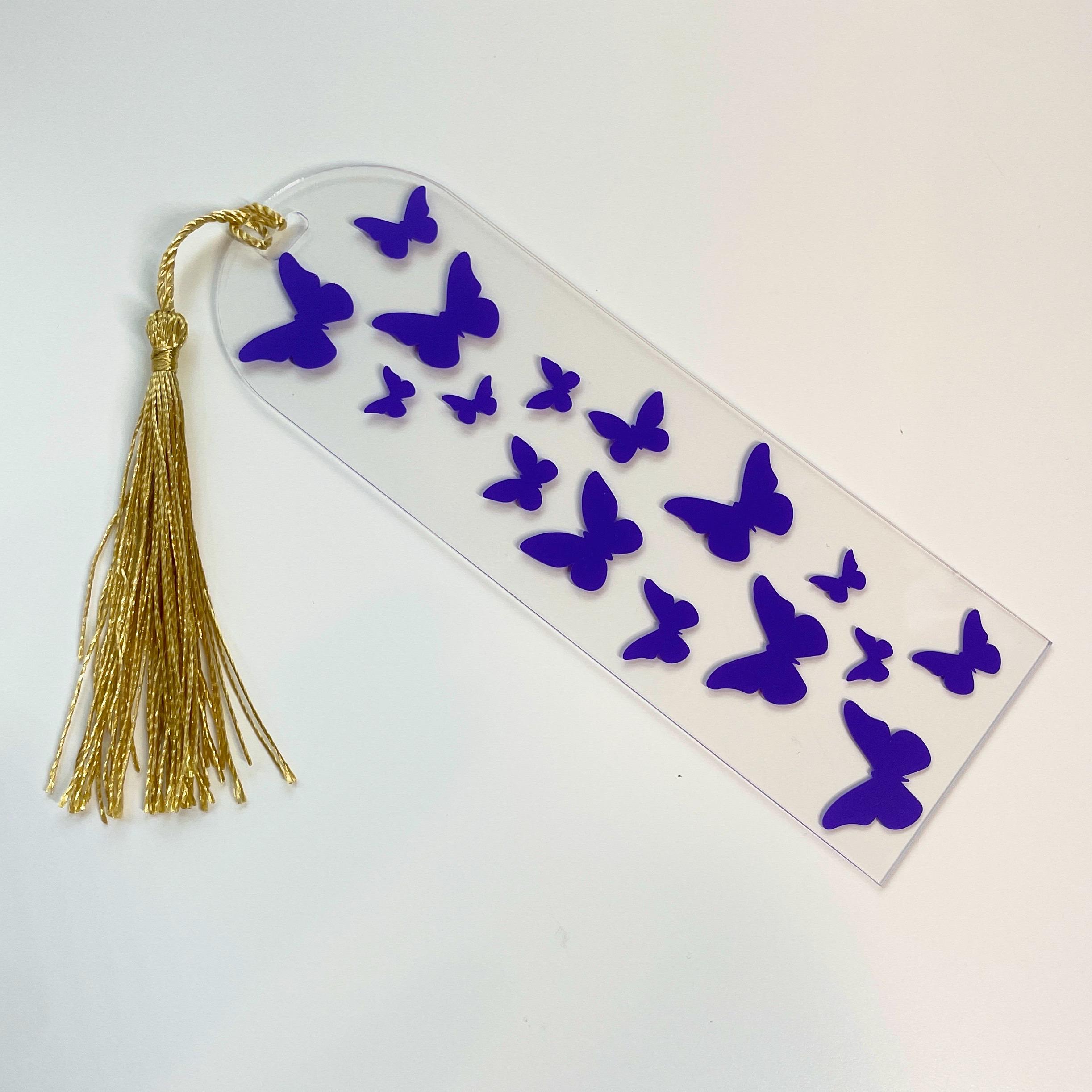 Butterfly Acrylic Bookmark - Etsy