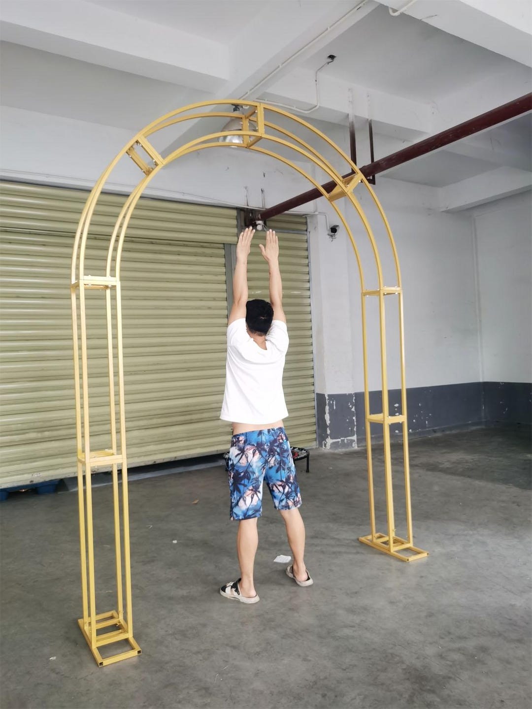 H9 TF X W 6FT Arches Stand,wedding Arch, Party Birthday Backdrop Stand, Ceremony Metal Backdrop ...