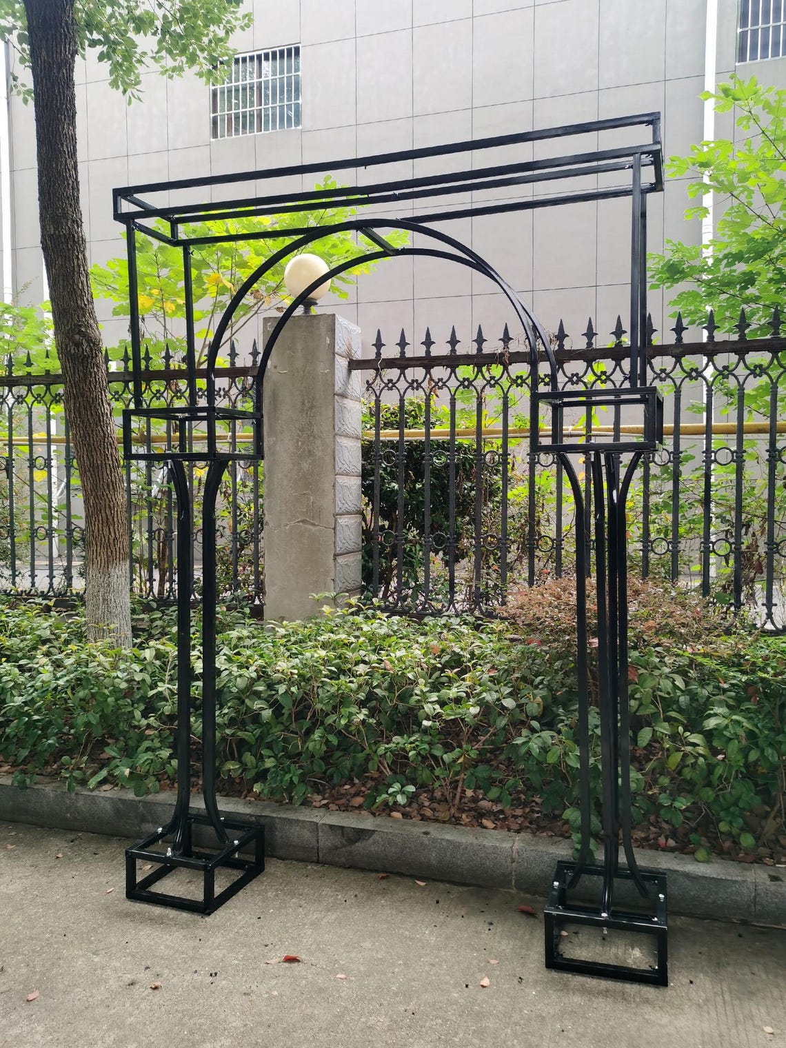 Heavy Duty Arch Stand, Ceremony Metal Backdrop Frame Wedding Stage ...