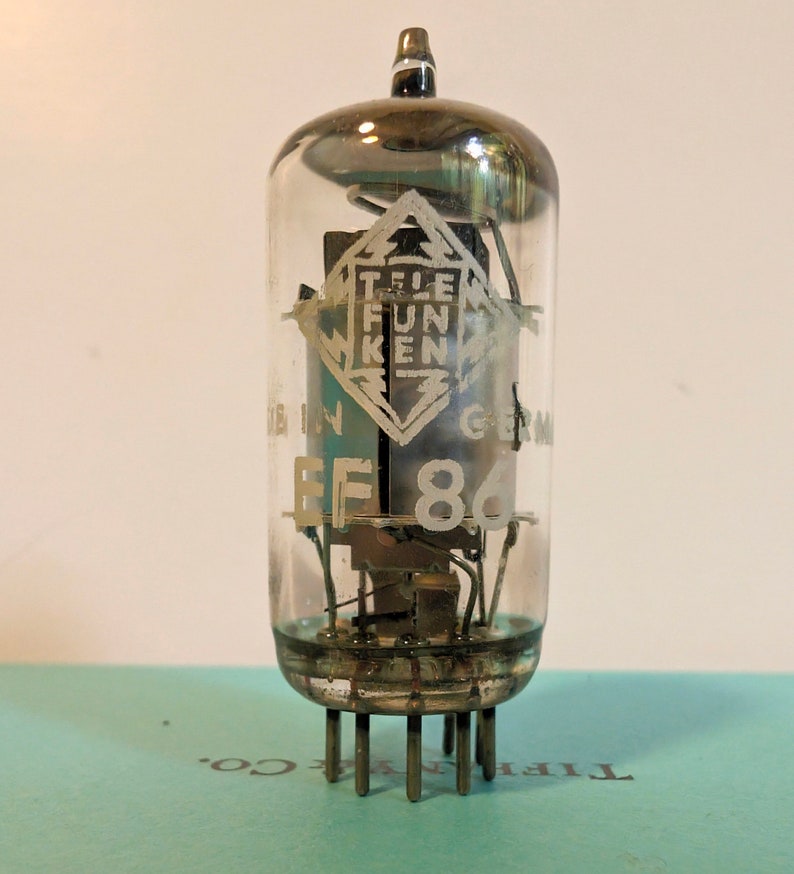 Telefunken EF86 Silver Plate Preamp Tube - Etsy