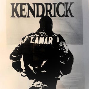 Kendrick Lamar Poster Iconic Hip-hop Wall Art Rap Legend Print Music ...
