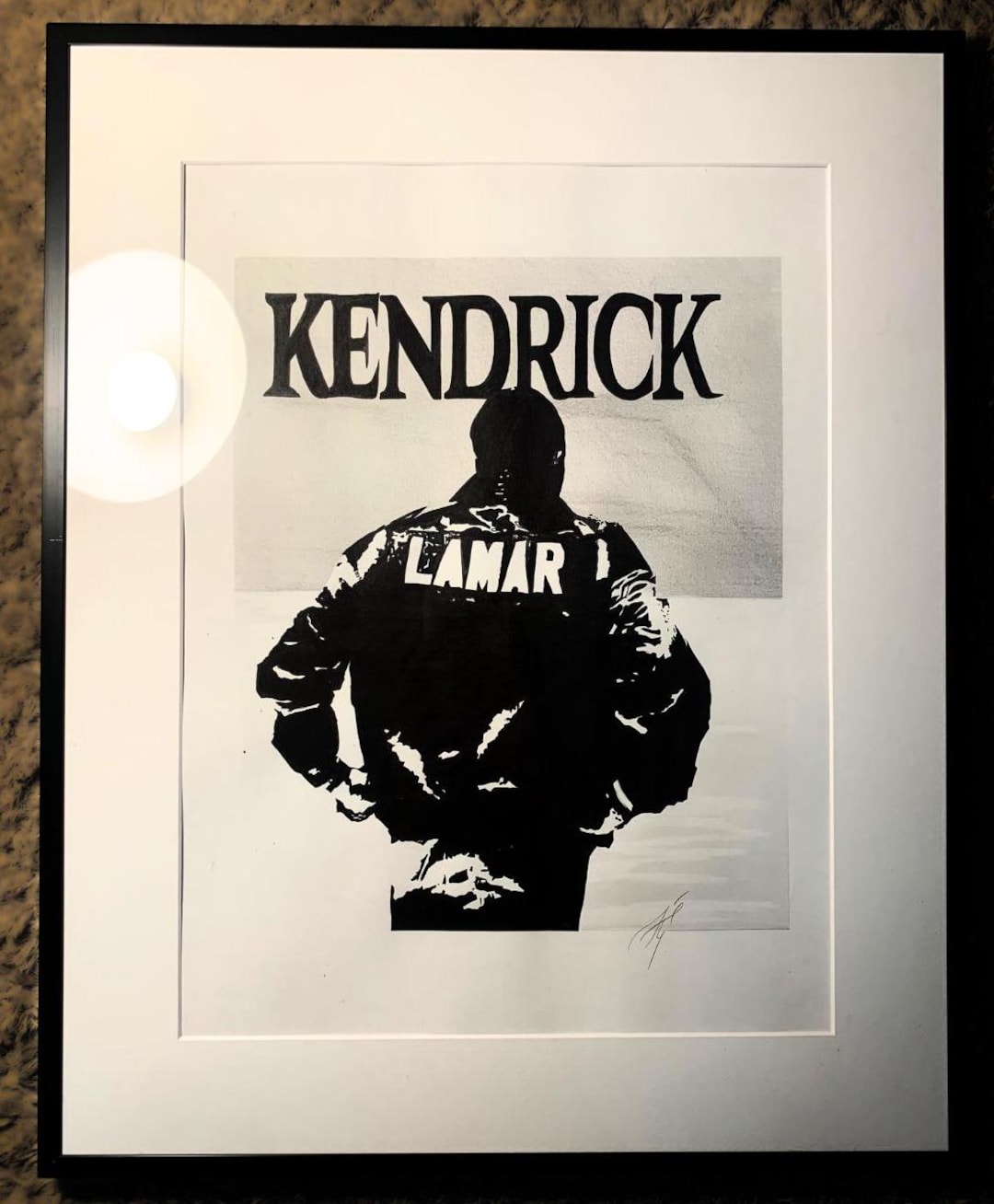 Kendrick Lamar Poster Iconic Hip-hop Wall Art Rap Legend Print Music ...