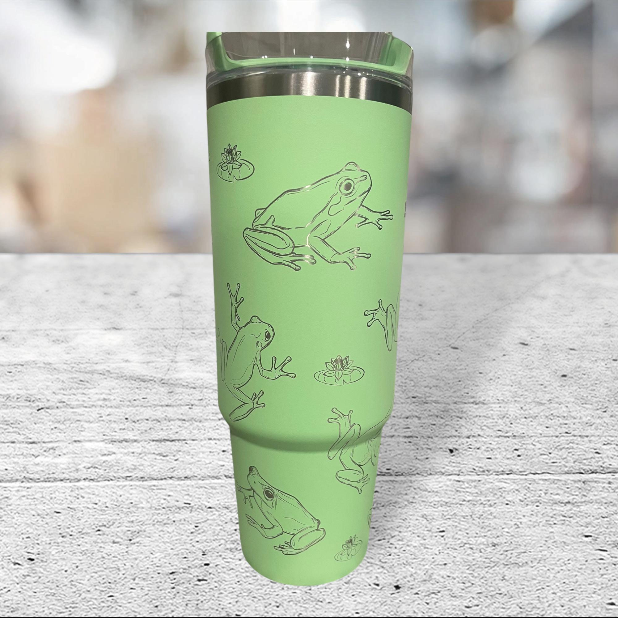 Authentic Stanley or Dupe You Choose Size and Color Laser Engraved Tree ...