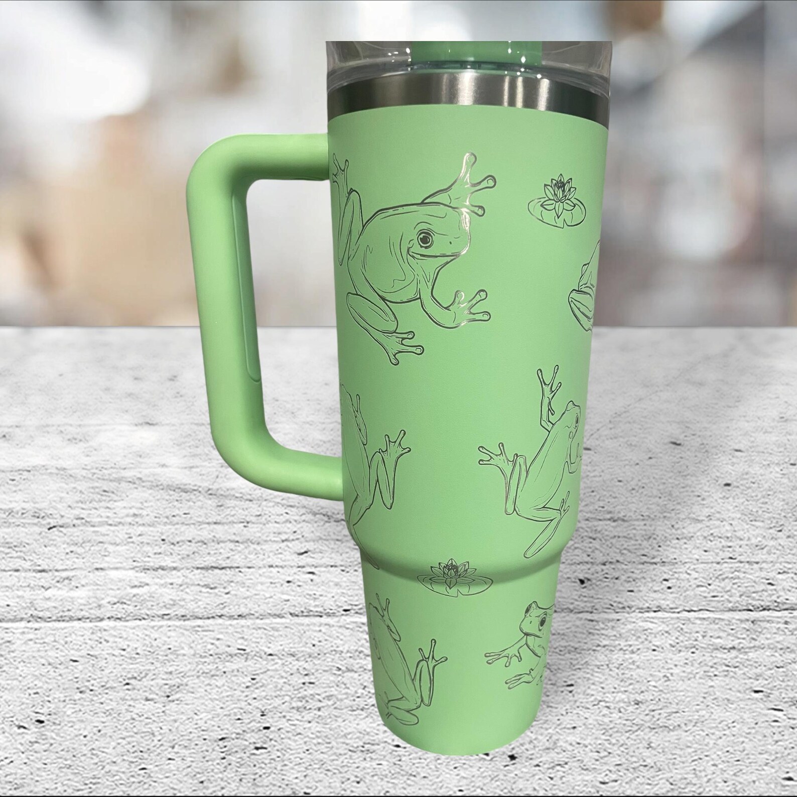 Authentic Stanley or Dupe You Choose Size and Color Laser Engraved Tree ...
