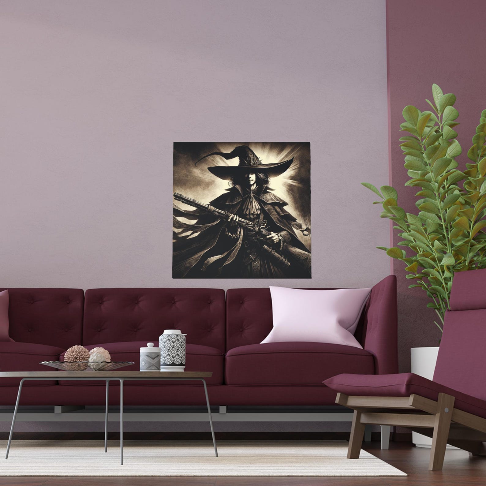 Victorian Hunter Silk Posters, Gift for Him, Artistic Wall Art, Home ...