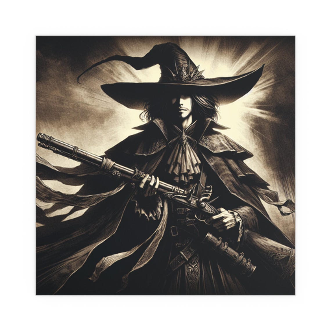 Victorian Hunter Silk Posters, Gift for Him, Artistic Wall Art, Home ...