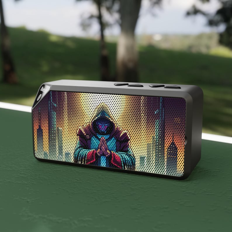 Jabba Bluetooth Speaker, Cyberpunk Monk, Phone Accessory Gift for ...