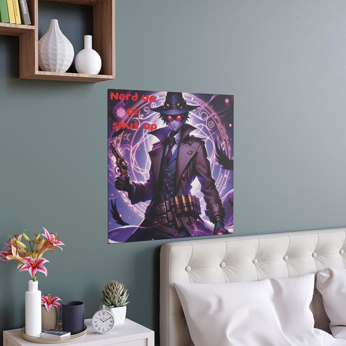 Steampunk Spellslinger Silk Posters, Gift for Her, Artistic Wall Art ...