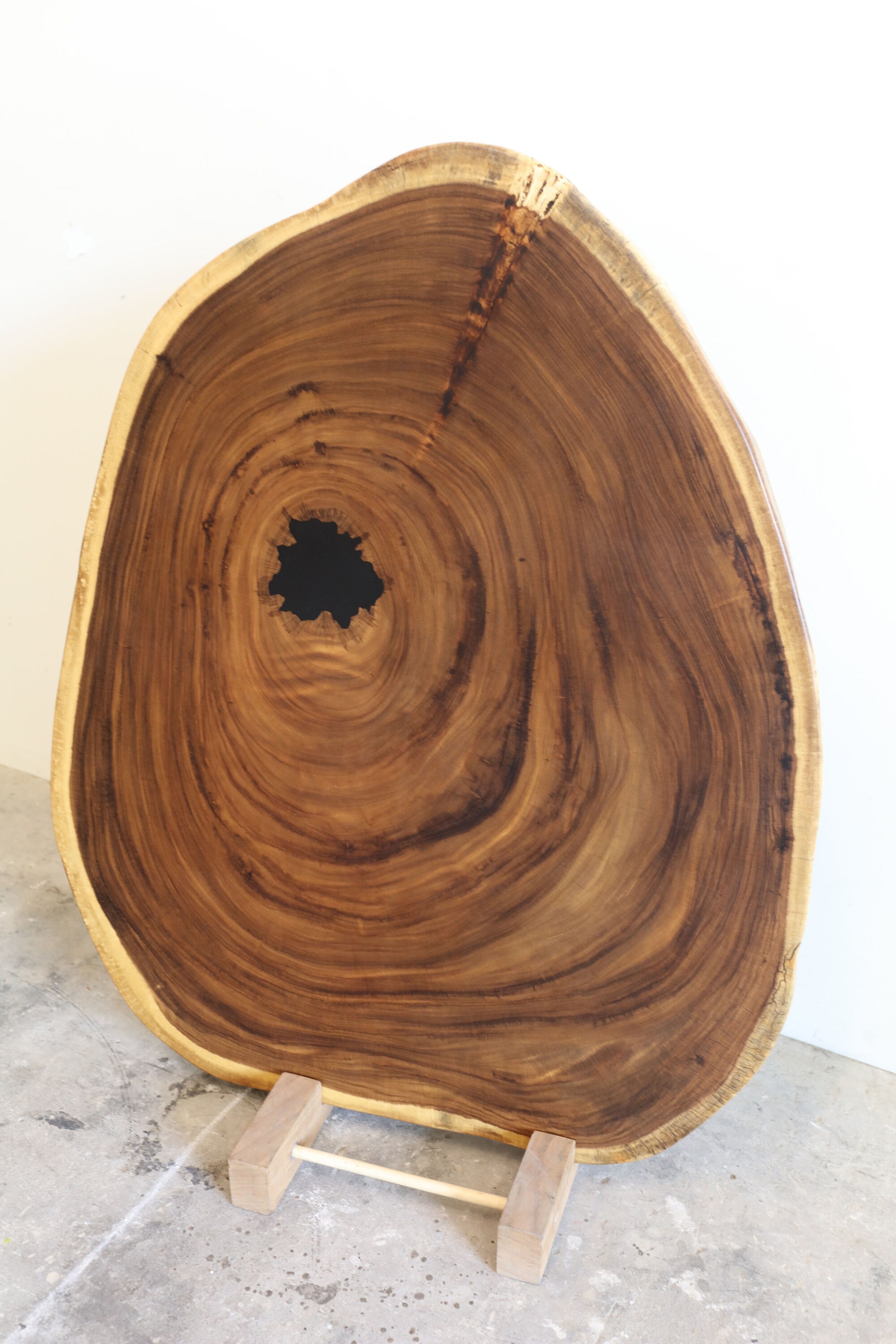 Monkeypod Coffee / Kitchen Table W/ Epoxy Resin - 52 X 41 Inches With Live Edge - Etsy