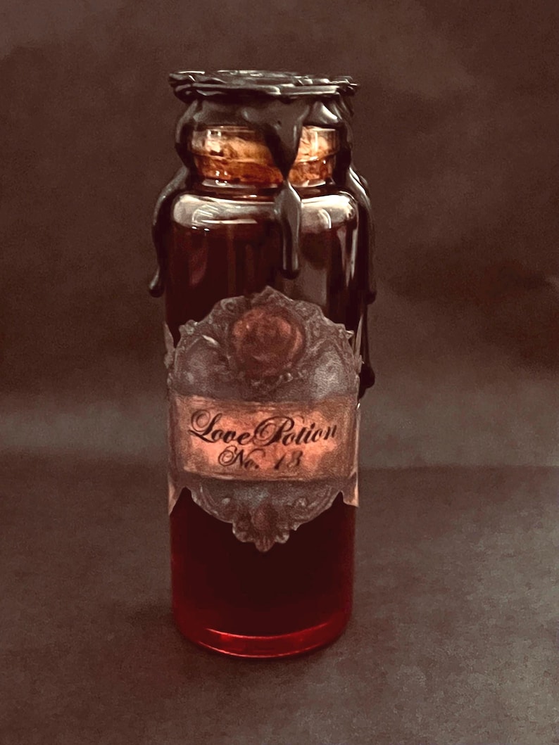 Gothic Romance Potion Bottle - Etsy