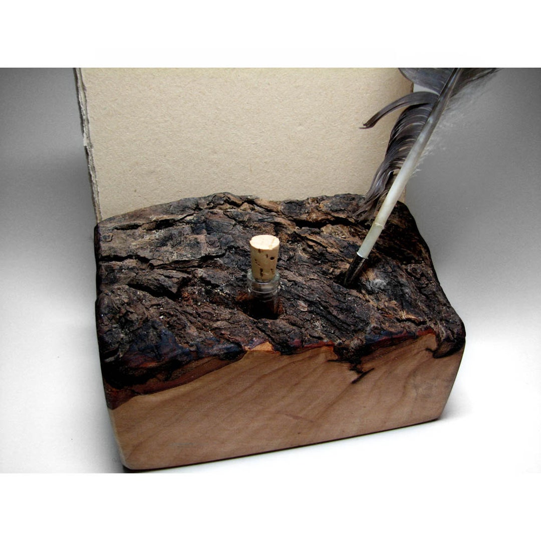 Charming Scribe Station - Feather, Ink, and Aged Paper by Tanja Sova - Etsy