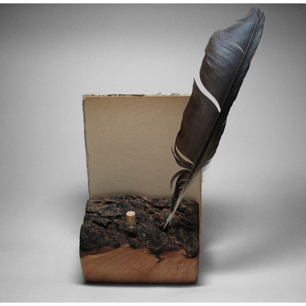 Charming Scribe Station - Feather, Ink, and Aged Paper by Tanja Sova - Etsy