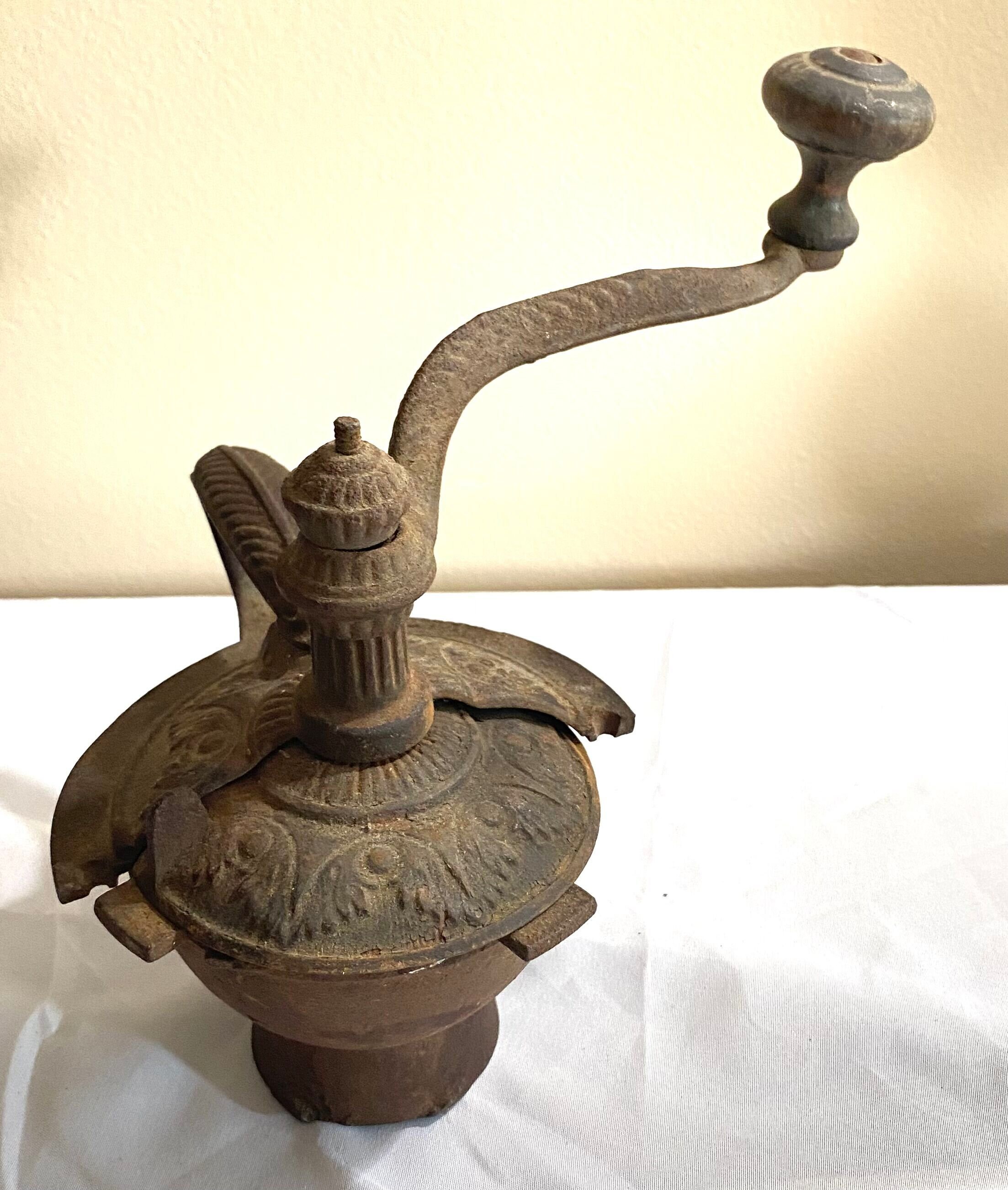 Antique Cast Iron Coffee/grains Grinder - Etsy