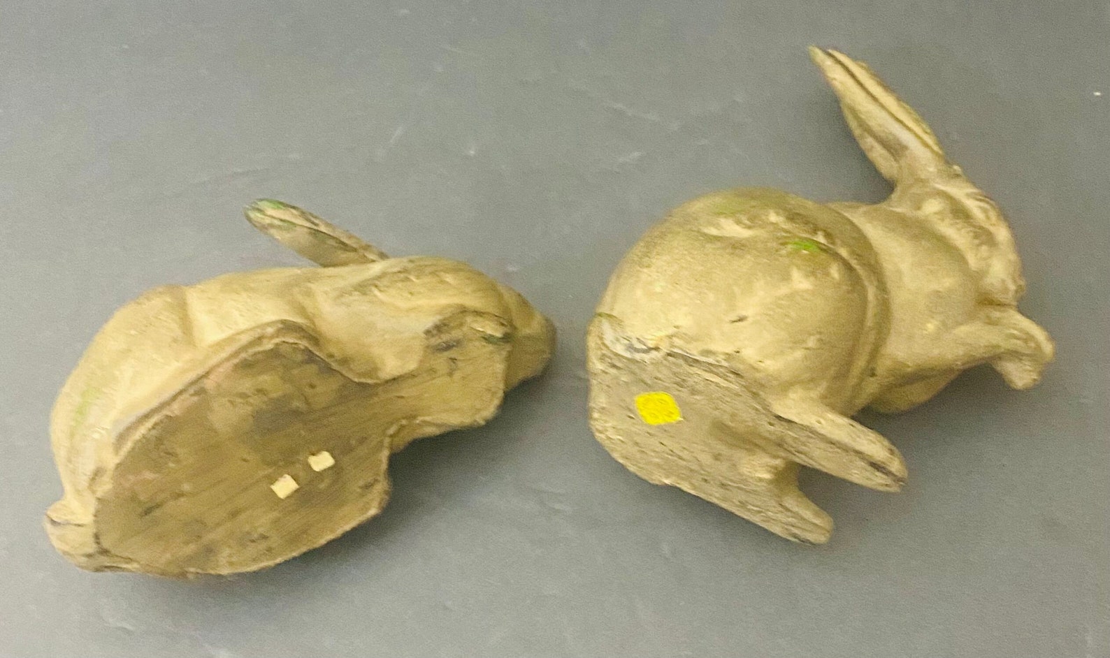 Set of 2 OMC Japan Bronze Rabbits Sculpture - Etsy
