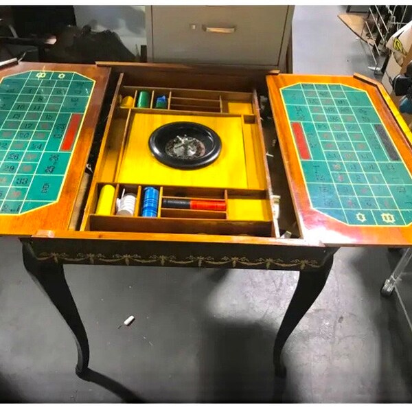 Antique Game Table - Etsy