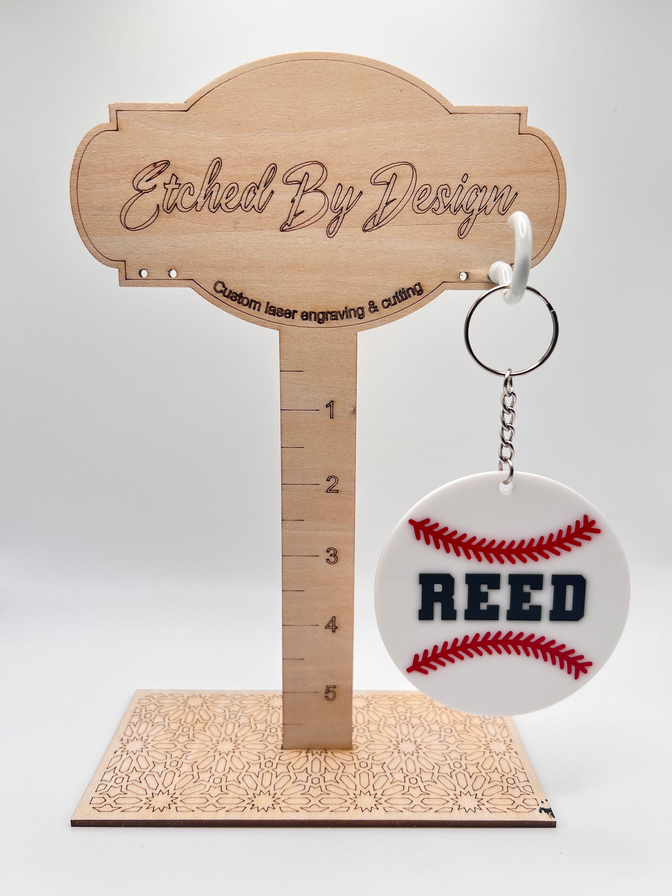 Personalized Sports Name Tag - Etsy