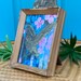 FREE Shipping-vintage Rare Hamlin Overton Convex Glass Small Wood ...