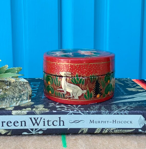 FREE SHIPPING-Vintage Amazing Kashmir Paper Mache Ani… - Gem