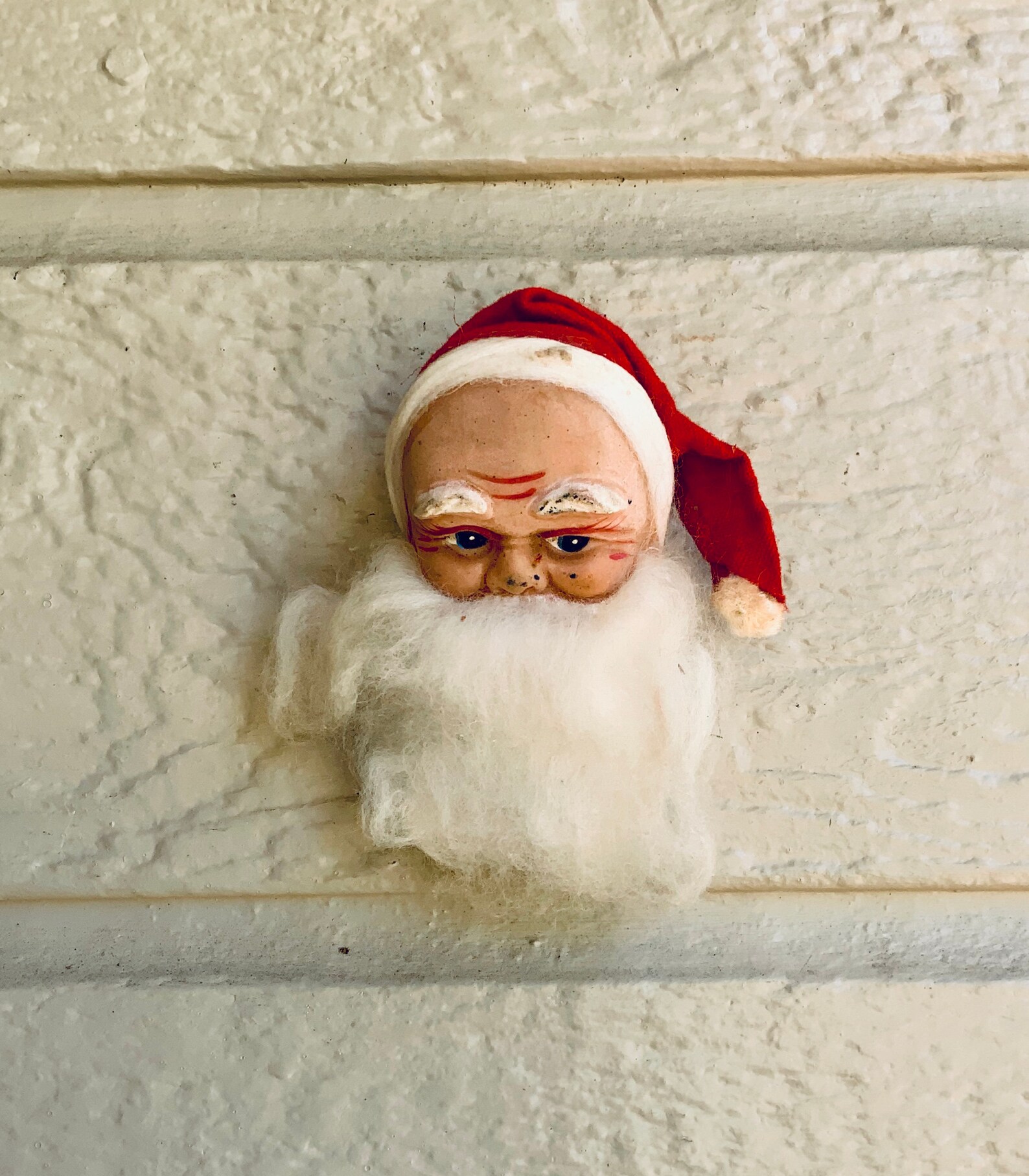 FREE Shipping-vintage Fun 1960s Retro Rubber Santa Face | Etsy