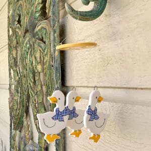 FREE Shipping-vintage Mini 1980’s Cottagecore Ceramic Goose/duck Wind ...