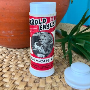 FREE Shipping-vintage Rare 1960’s *harold Ensley* Worm Caps Empty ...