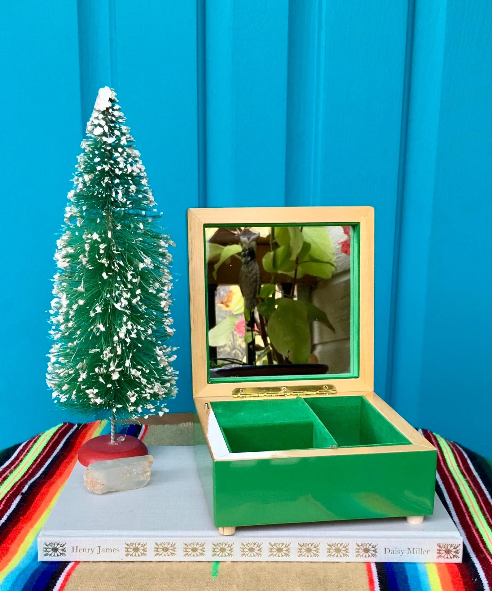 FREE Shipping-vintage Adorable Reco *christmas Magic* Music Box/jewelry ...