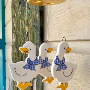 FREE Shipping-vintage Mini 1980’s Cottagecore Ceramic Goose/duck Wind ...