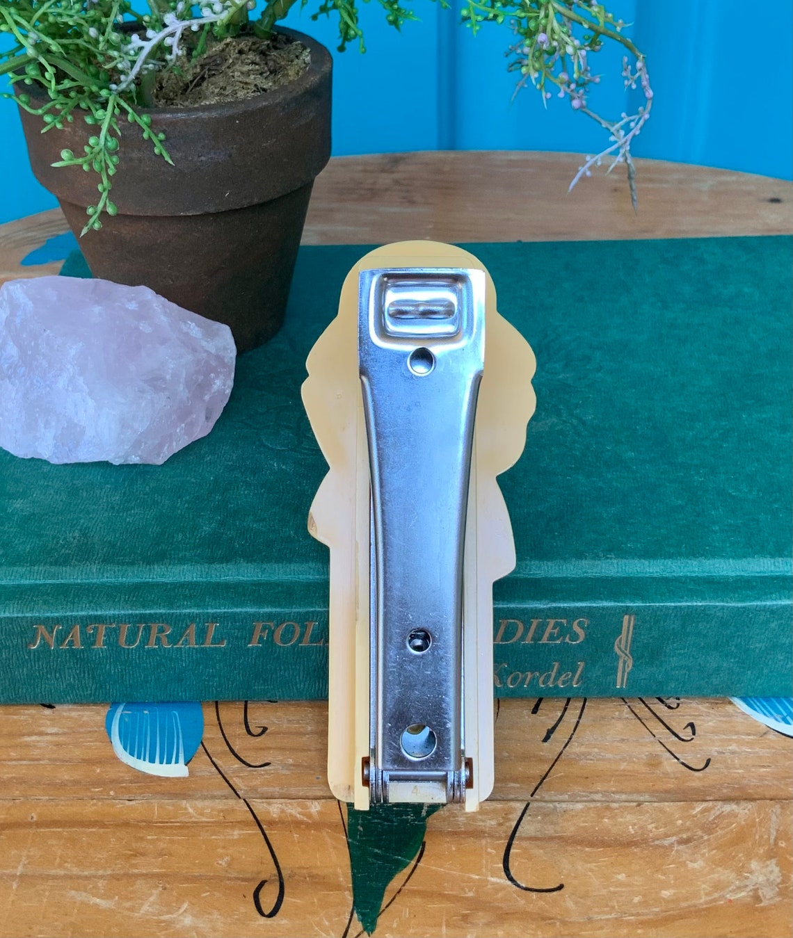 FREE SHIPPING-Vintage Little Girl Stapler-Girl in Blue Dress | Etsy