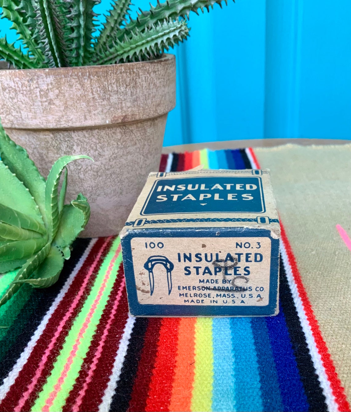 FREE Shipping-vintage Antique Estate Insulated Staples in - Etsy