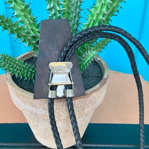 FREE Shipping-vintage Unique Mid Century Square Dancers Bolo Tie-black ...