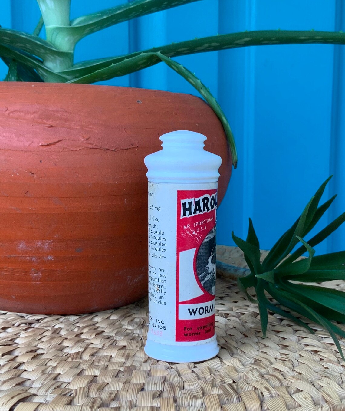 FREE Shipping-vintage Rare 1960’s *harold Ensley* Worm Caps Empty ...