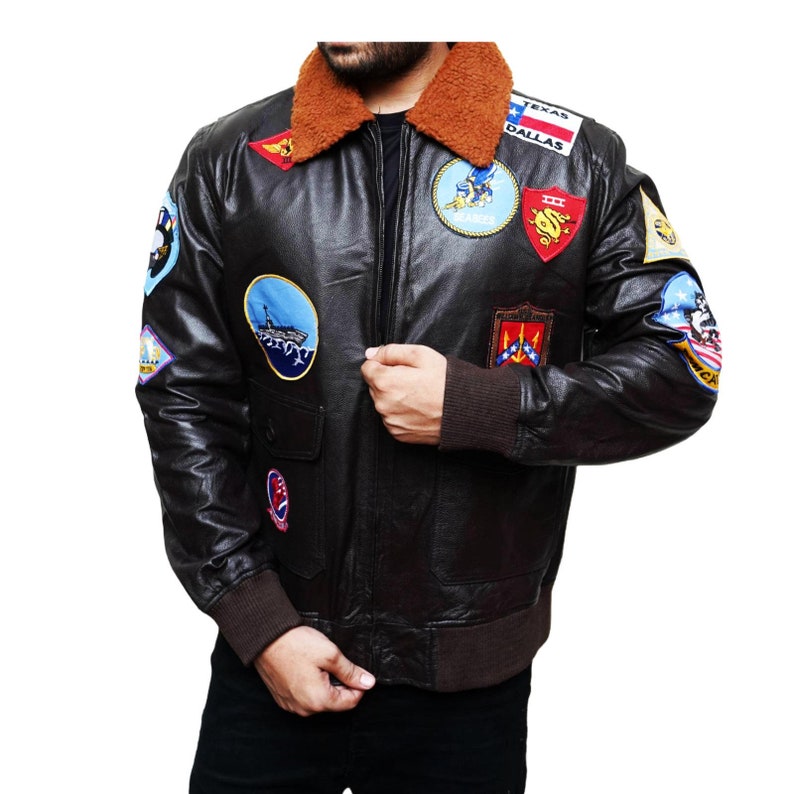 Handmade Leather Cow Patches for Jackets | Customizable Men’s Leather ...